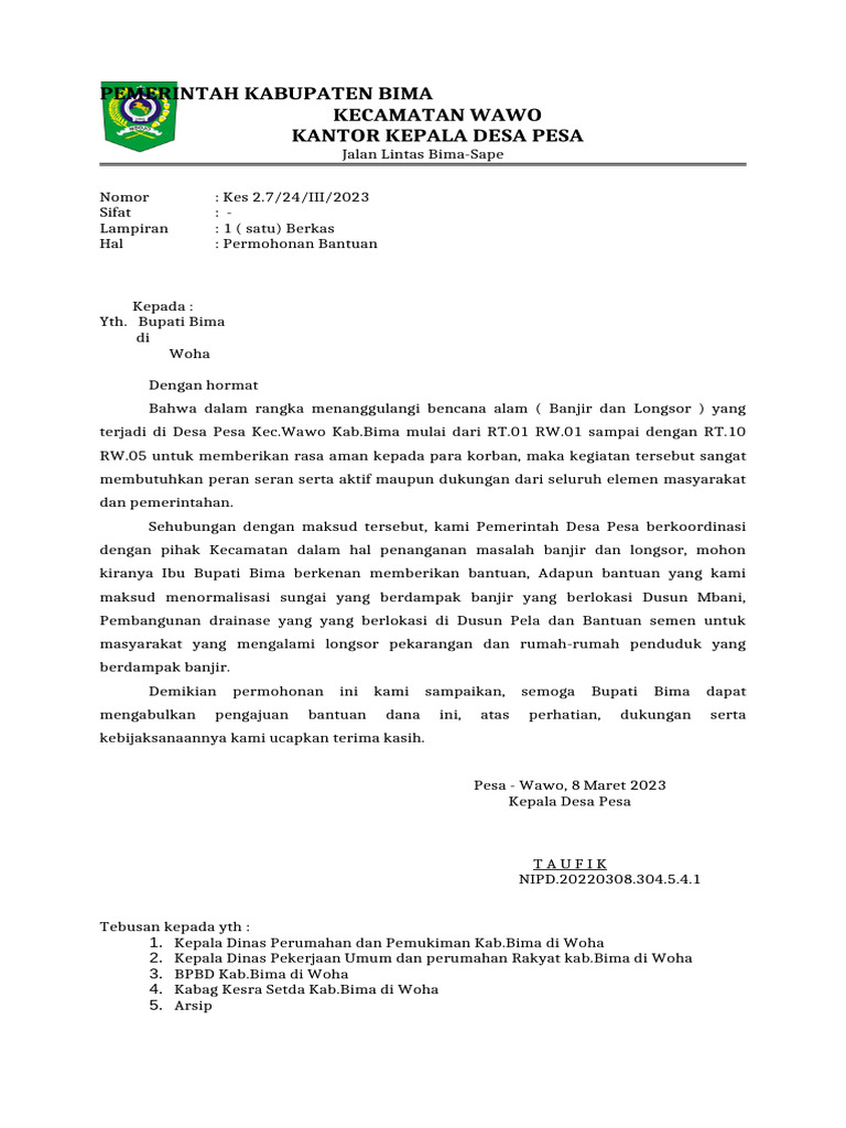 Proposal Banjir Bandang | PDF