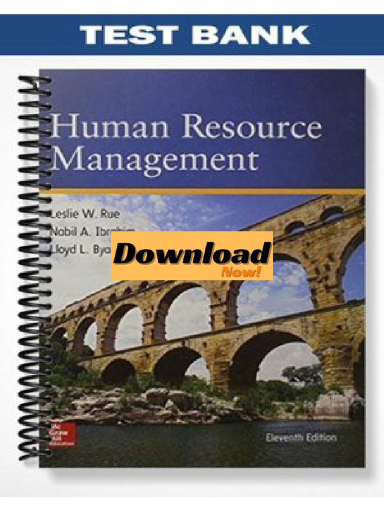 Human Resource Management Test Bank | PDF | Employment | Human Resource ...