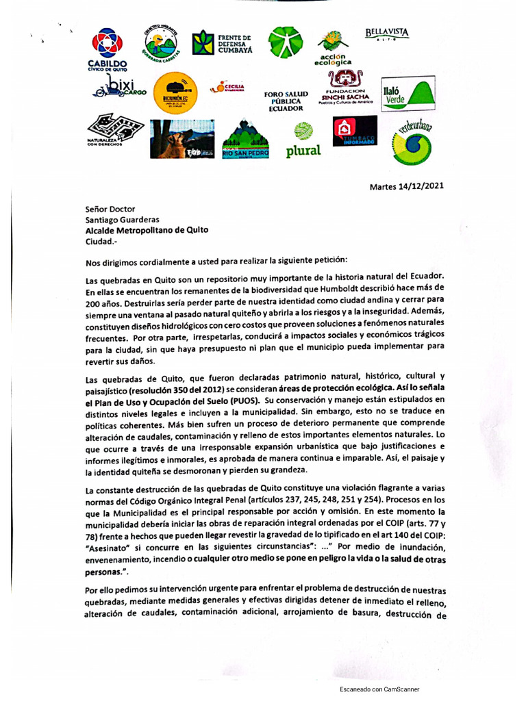Las Quebradas en Quito | PDF | Contaminación | Ciencias de la Tierra