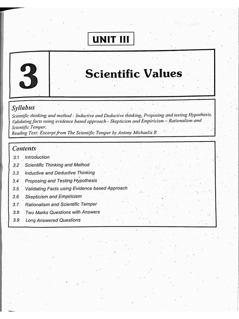 Ge3791 Hve Unit-3 | PDF