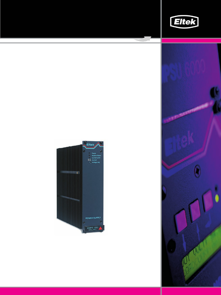 Eltek SMPS1000SI Datasheet | PDF | Electrical Engineering | Electricity