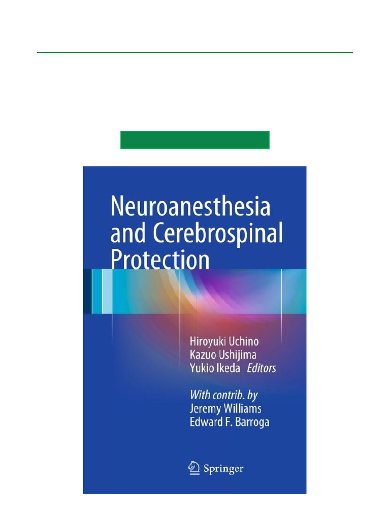 Neuroanesthesia and Cerebrospinal Protection EPUB DOCX PDF Download ...
