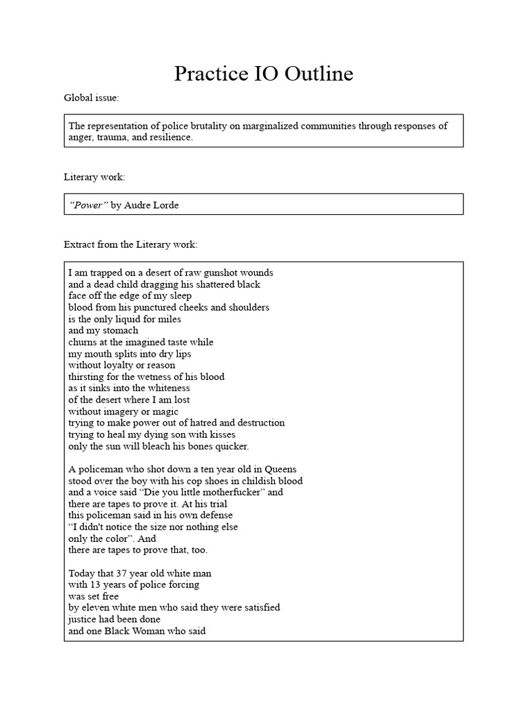 Aditya Shyamsunder - Practice IO Material | PDF