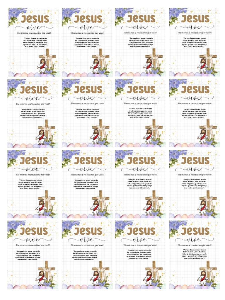 Porque Deus Amou o Mundo de Tal Maneira, Que Deu o Seu Filho Unigênito, Par - 20250412 - 105759 ...