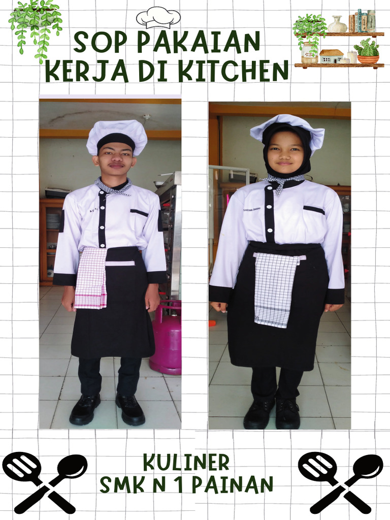 Sop Pakaian Di Kitchen | PDF