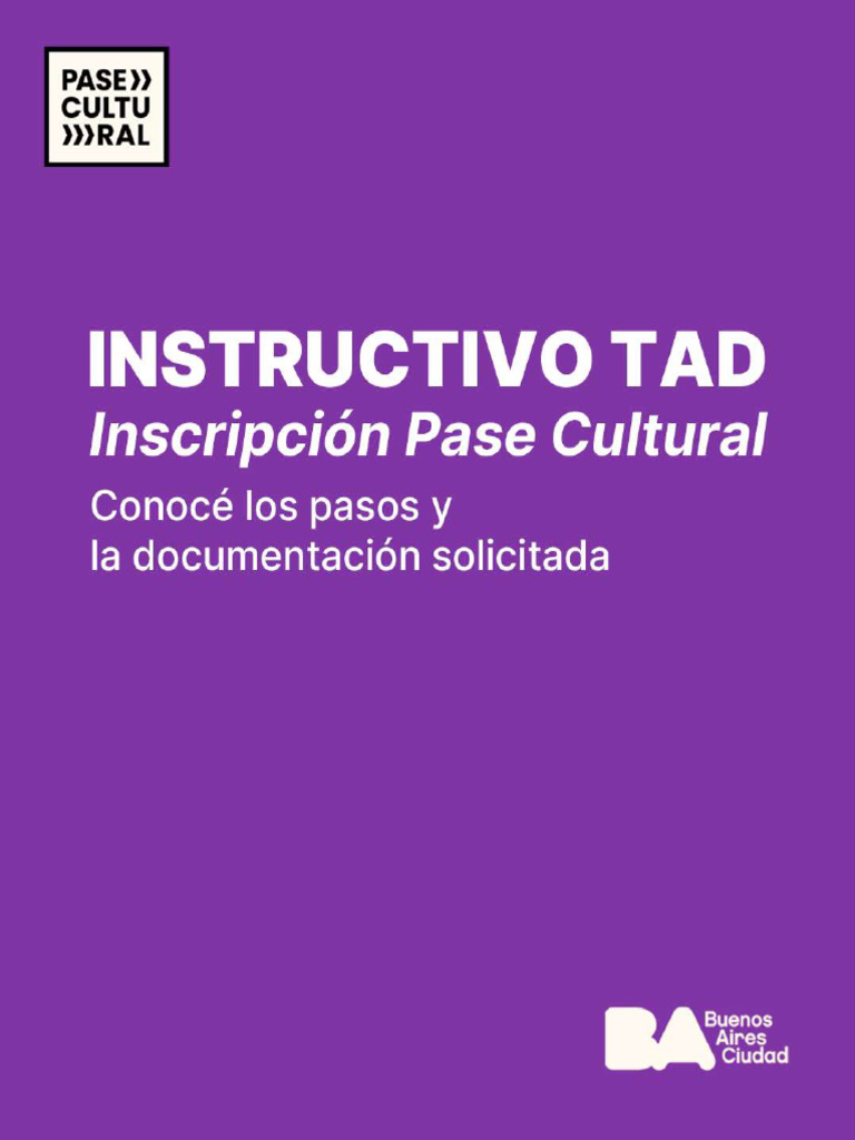 Instructivo TAD - Docentes | PDF