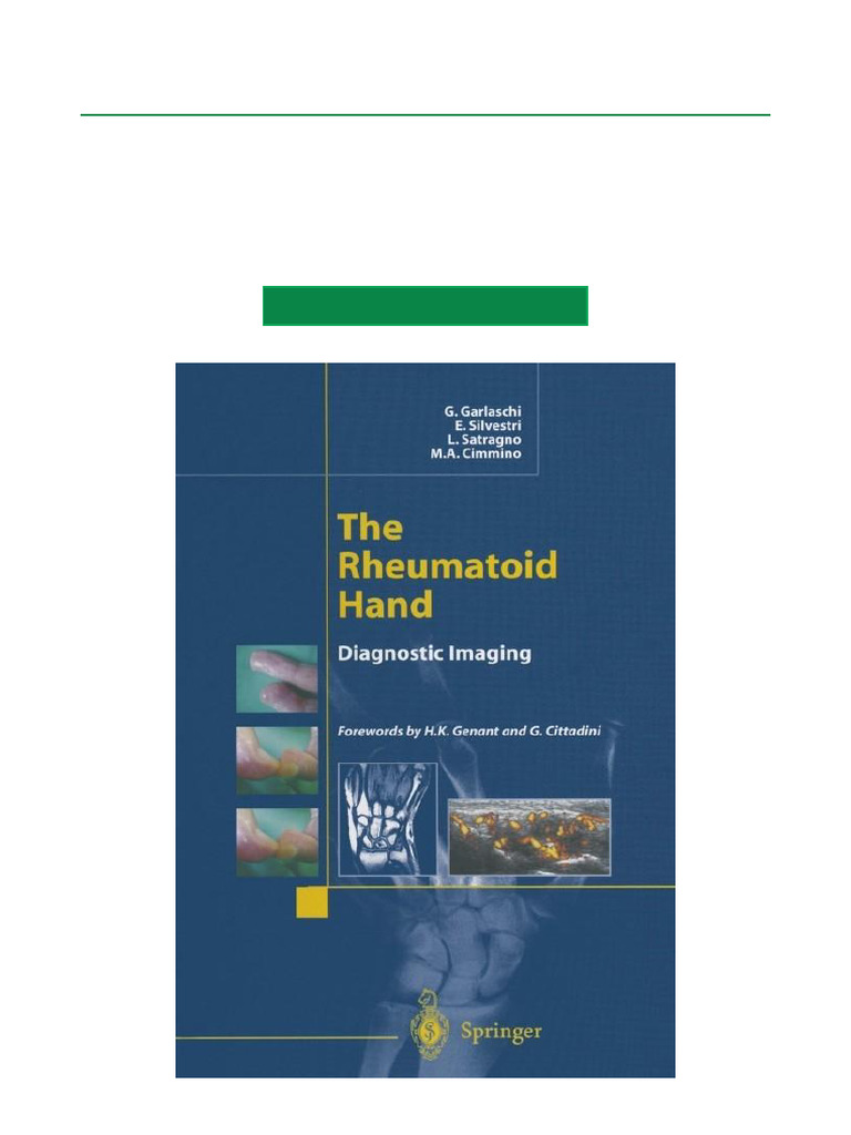 The Rheumatoid Hand Diagnostic Imaging Authorized Download | PDF ...