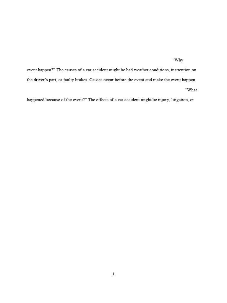 Cause and Effect Essay Guide | PDF | Essays | Causality
