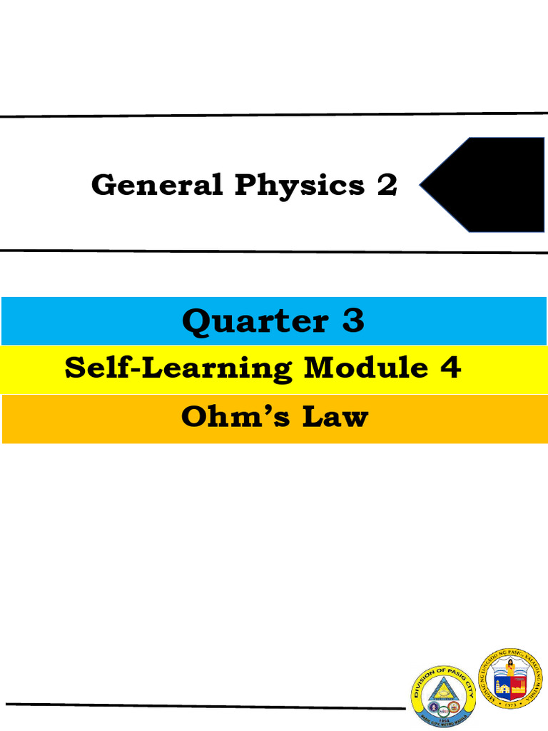 Gen - Physics 2 12 q3 Slm11 | PDF | Electric Current | Voltage