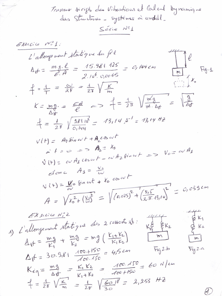 Correction Sã©rie 1 | PDF