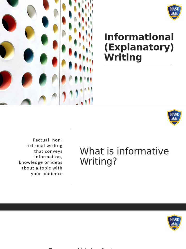 Grade 8 Informative Writing | PDF | Cognition | Cognitive Science
