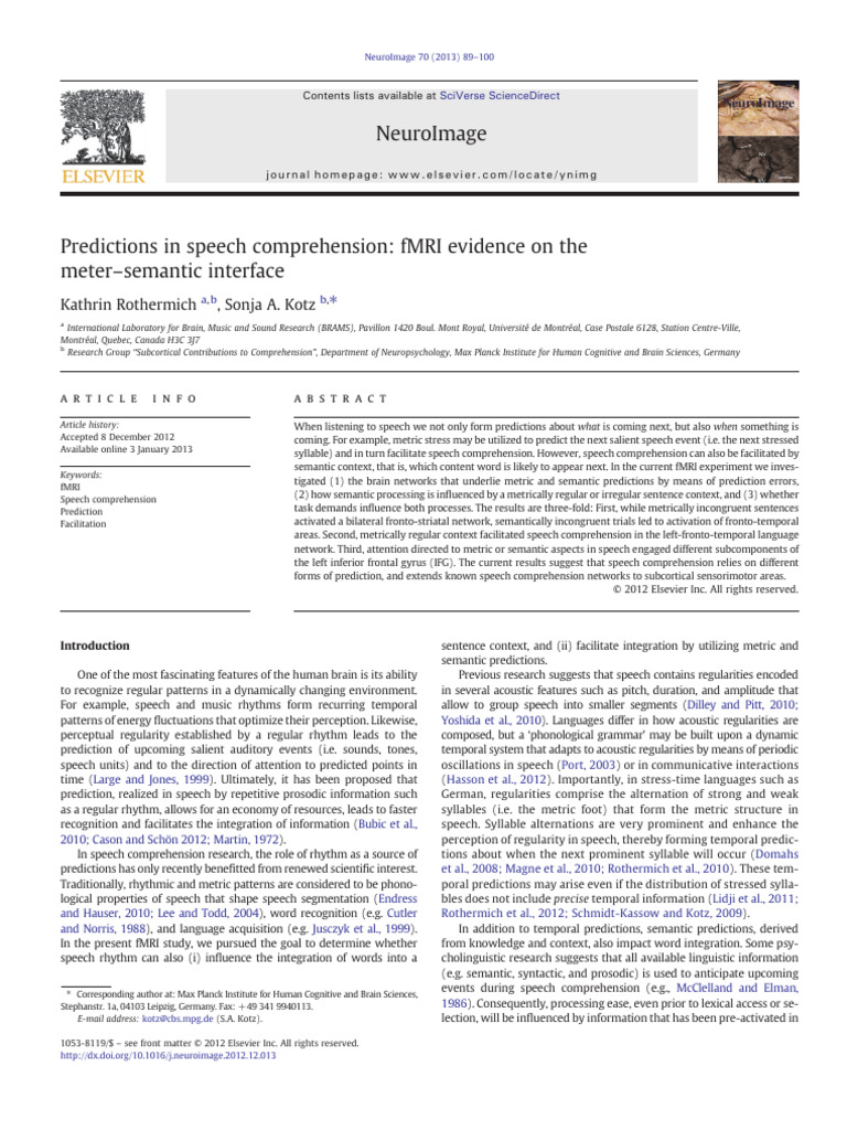 2013 Predictions in Speech Comprehension - fMRI Evidence On The Meter ...