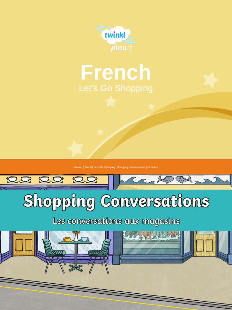 Lesson Presentation Shopping Conversations | PDF