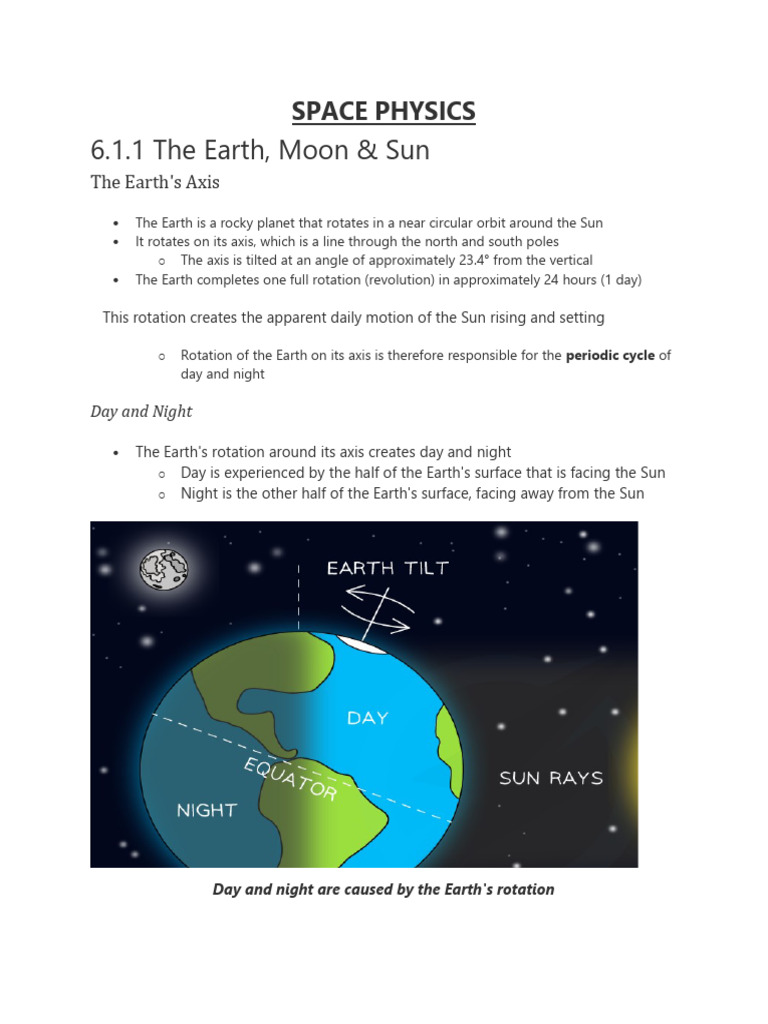 Reduced Space Physics Notes 18 Pages | PDF | Stars | Planets