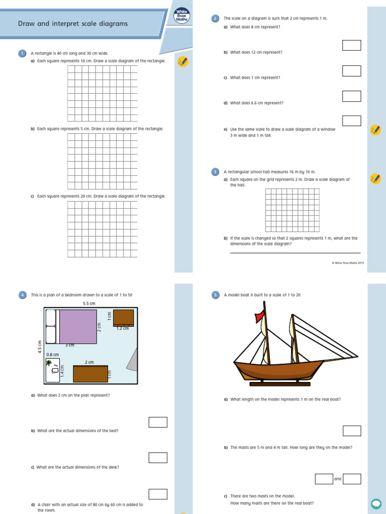 Draw and Interpret Scale Diagrams | PDF | Geometry