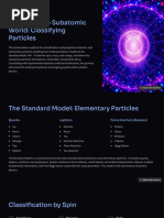 Comprehensive List of Subatomic Particles | PDF | Elementary Particle ...