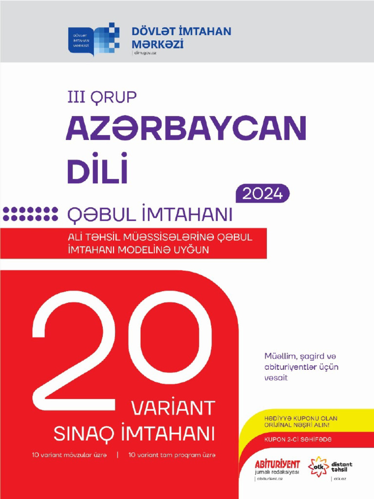 OTK 20 - Azərbaycan Blok (3-Cü Qrup) - 250304 - 192911 | PDF