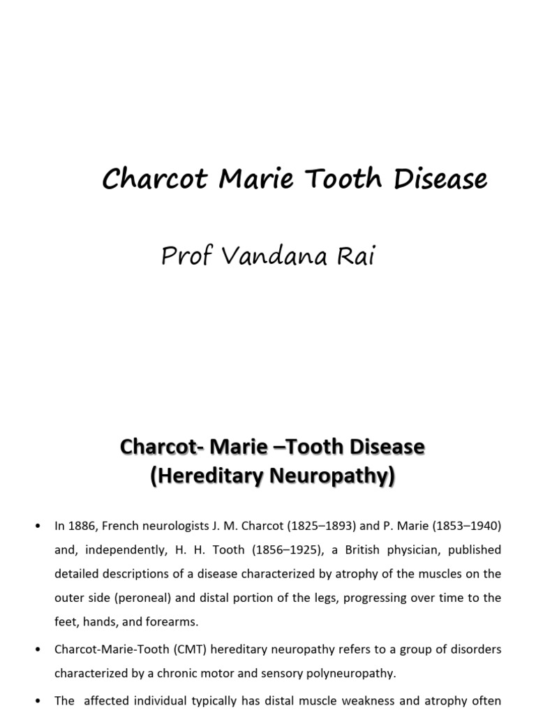 Charcot-Marie | PDF | Myelin | Genetics