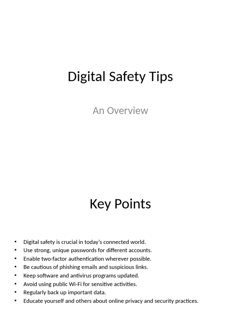 Digital Safety Tips Enhanced Pdf
