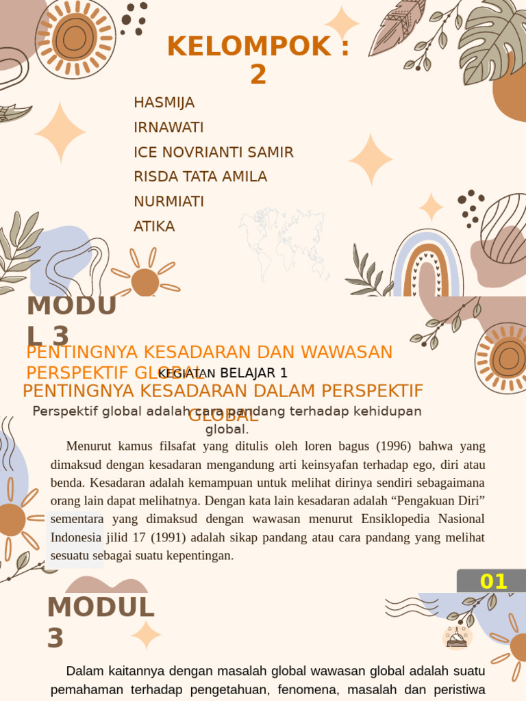 Power Point Presentasi Modul 3 | PDF