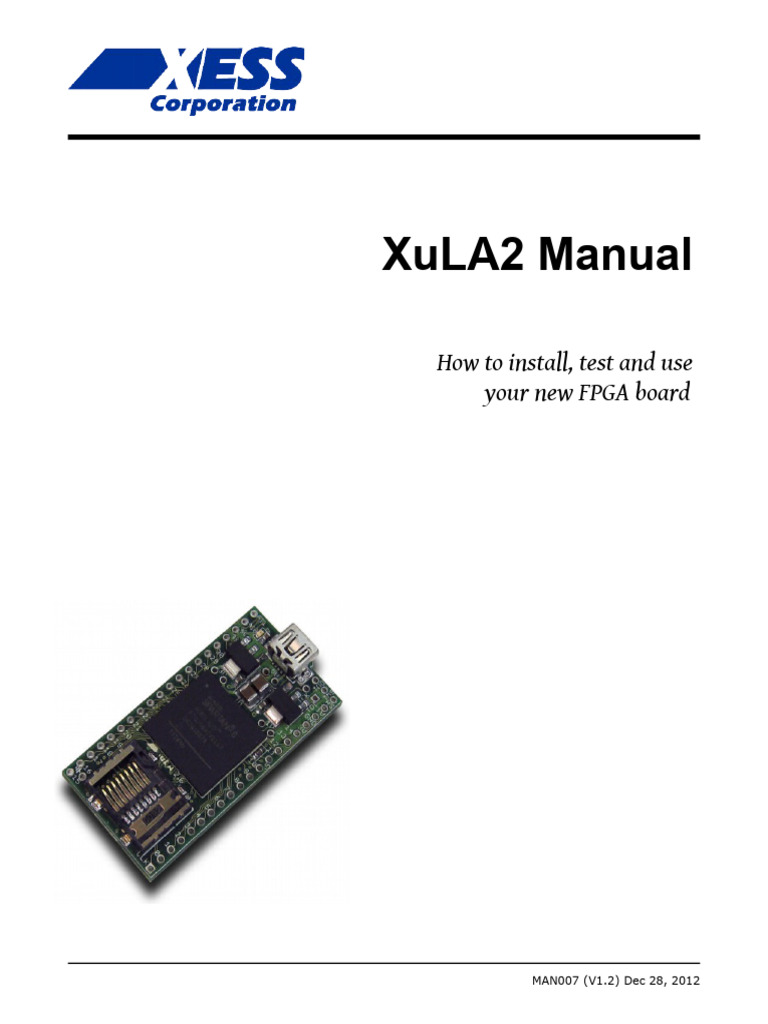 XuLA2 Manual | PDF | Field Programmable Gate Array | Flash Memory