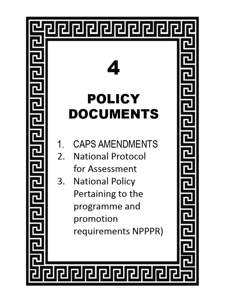 4 Policy Documents | PDF