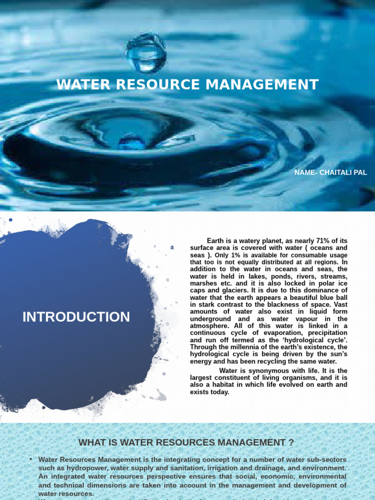 Waterresourcemanagement 210704082350 | PDF | Water Resources | Water