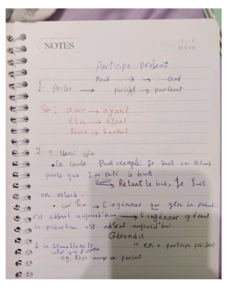 Participe Présent | PDF