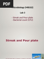 Bacteriology - Determining Bacterial CFU by Miles & Misra Method | PDF | Colony Forming Unit ...