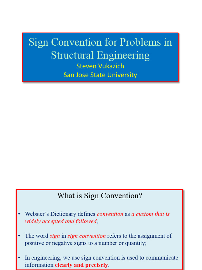 160.5.2 Sign Convention Template | PDF | Solid Mechanics | Continuum ...
