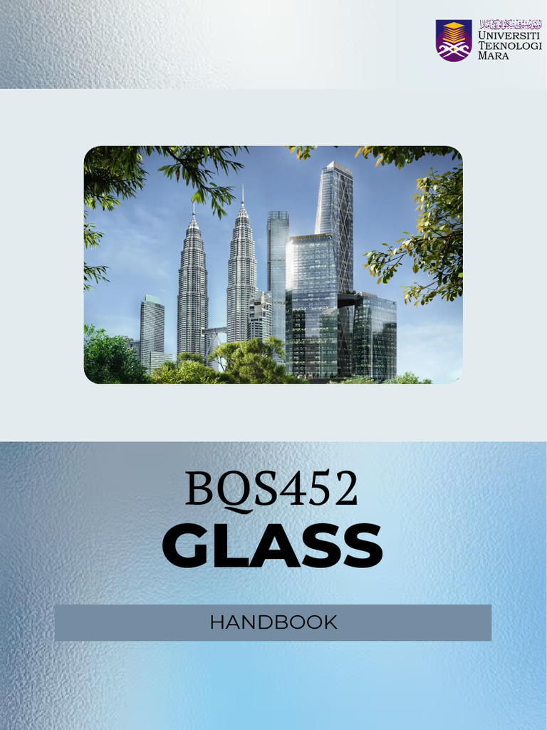 Comprehensive Glass Handbook Guide | PDF | Glasses | Building Insulation