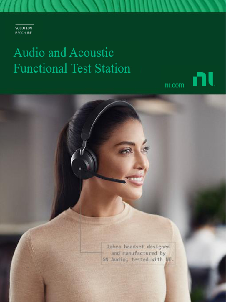 SolutionBrochure Audio Acoustic Functional Test Station | PDF ...