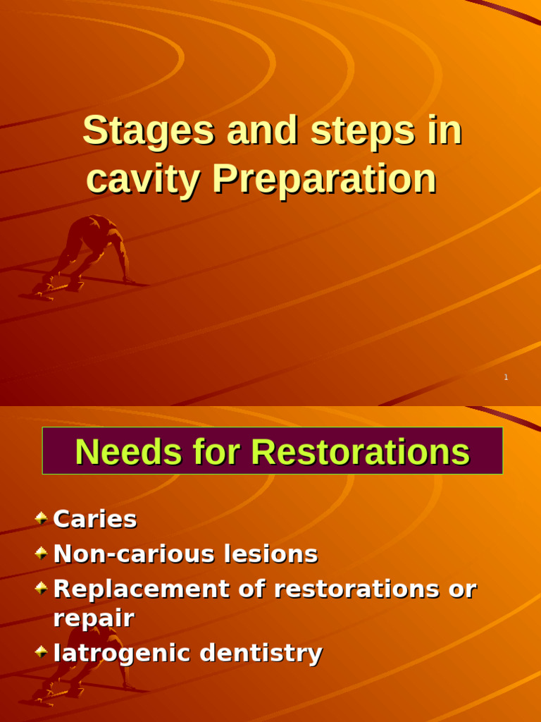 Cavity Preparation and Tooth Restoration Guide | PDF | Tooth Enamel ...