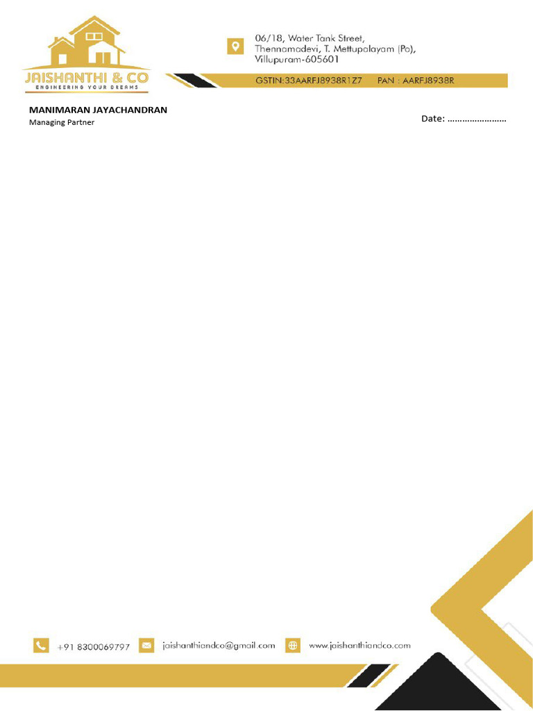 Letter Head Final | PDF