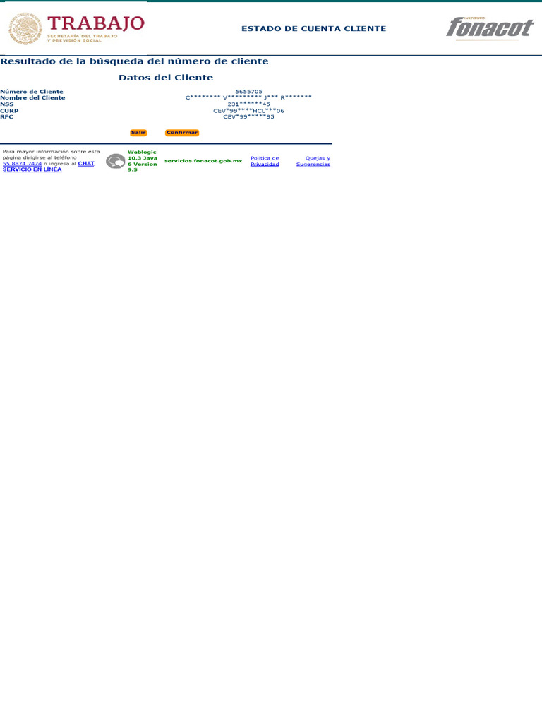Consulta de Número de Cliente | PDF