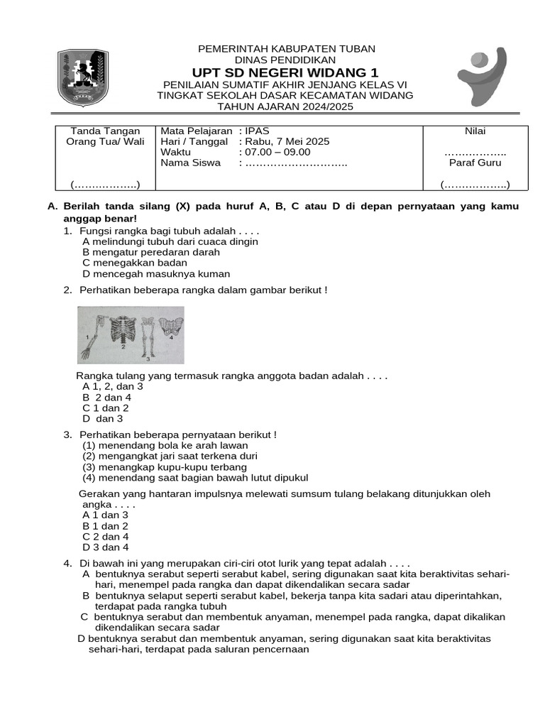 Soal Psaj Ipas | PDF