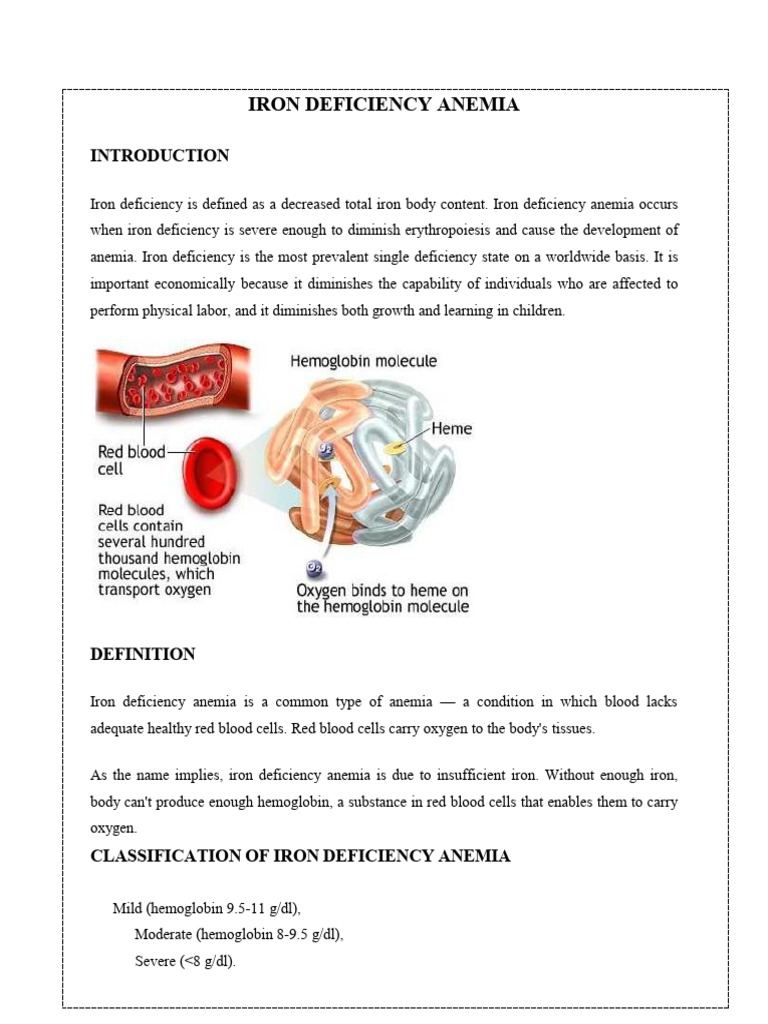 Understanding Iron Deficiency Anemia | PDF | Anemia | Blood