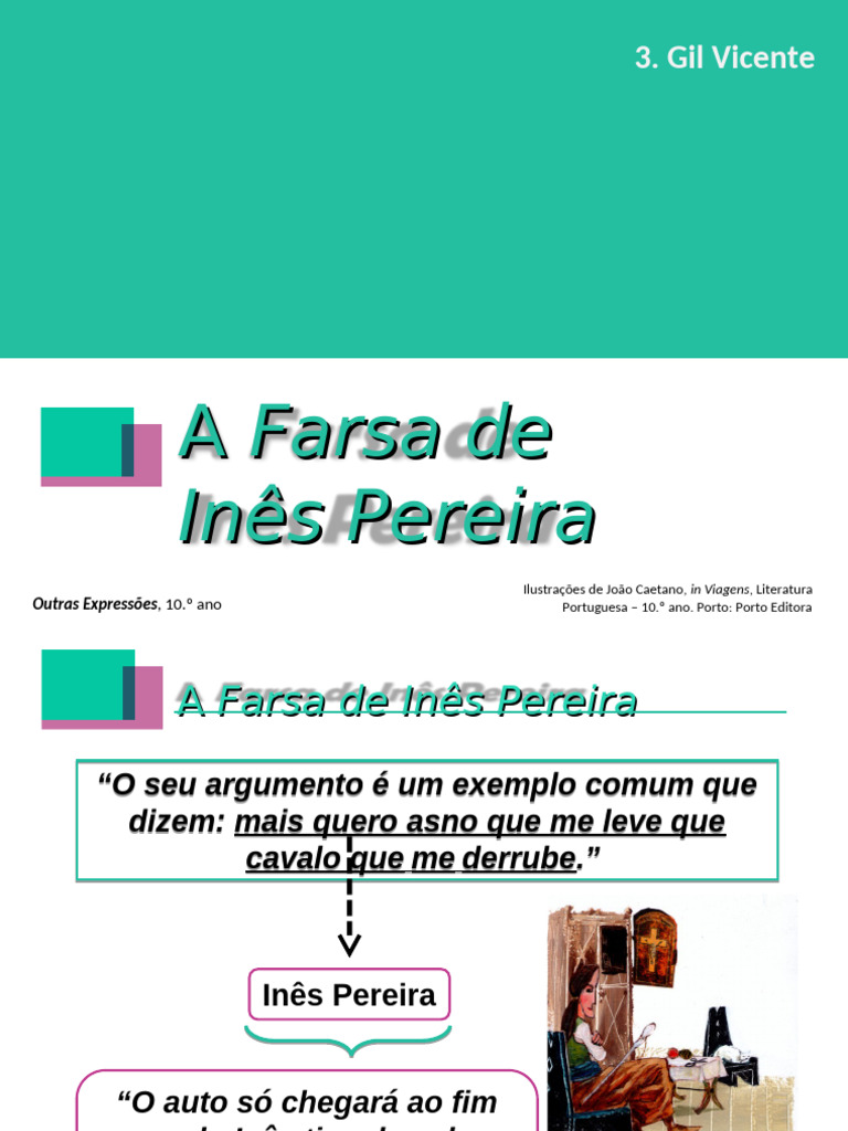 Análise da Farsa de Inês Pereira | PDF
