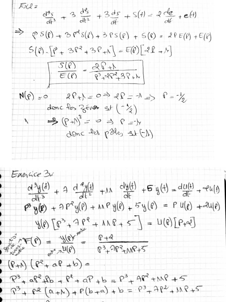 TD Régulation 1 | PDF