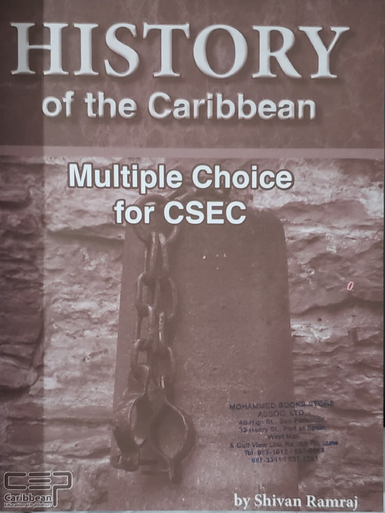 CSEC History - Paper 1 - Test 1 | PDF | Caribbean | Slavery