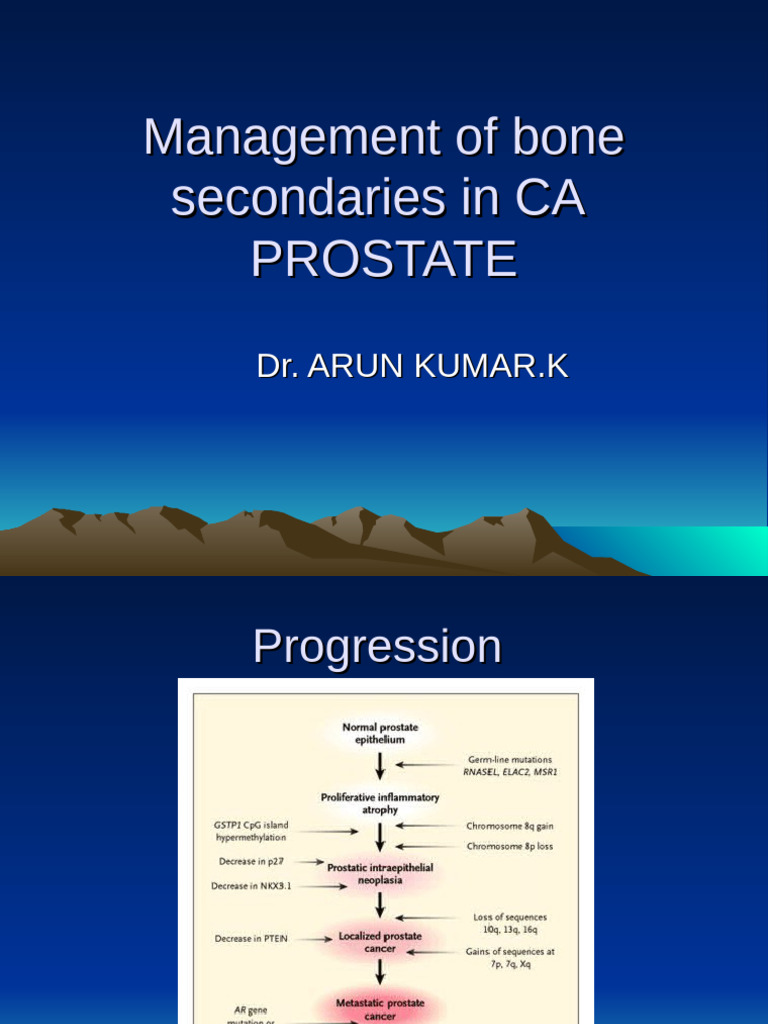 Ca Prostate Bone Secondaries | PDF | Prostate Specific Antigen | Radiation Therapy