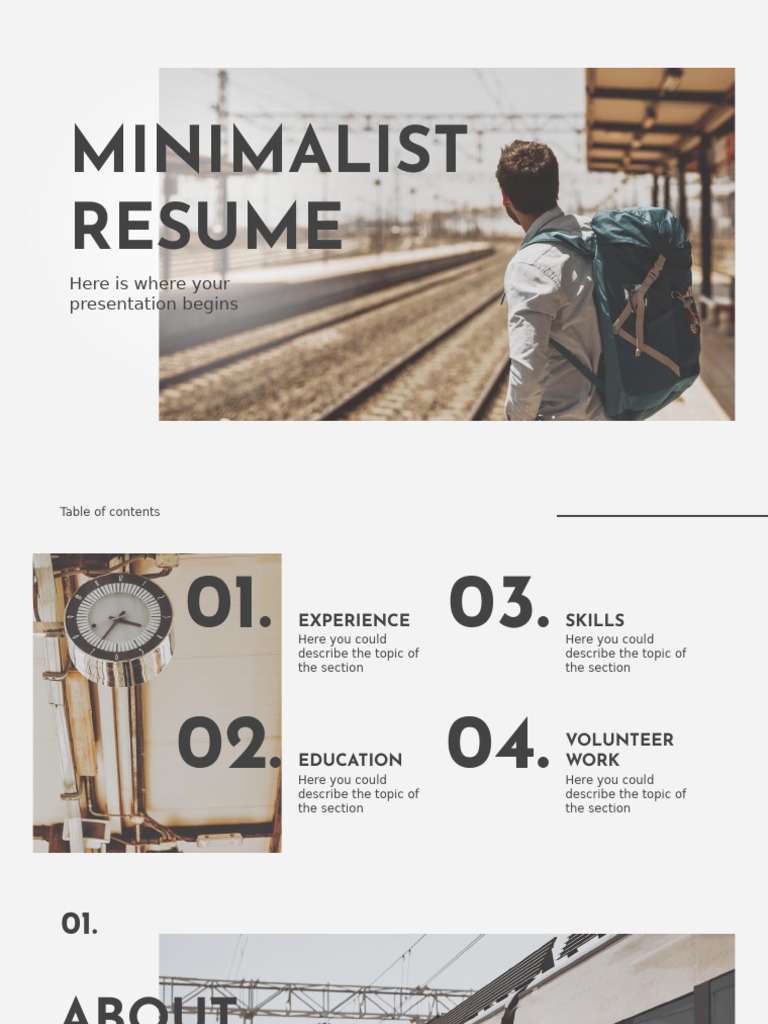 Minimalist Resume by Slidesgo | PDF | Planets | Planets In Astrology