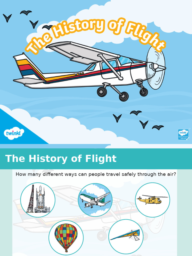 History of Flight for KS1 Students | PDF | Wright Brothers | Balloon ...