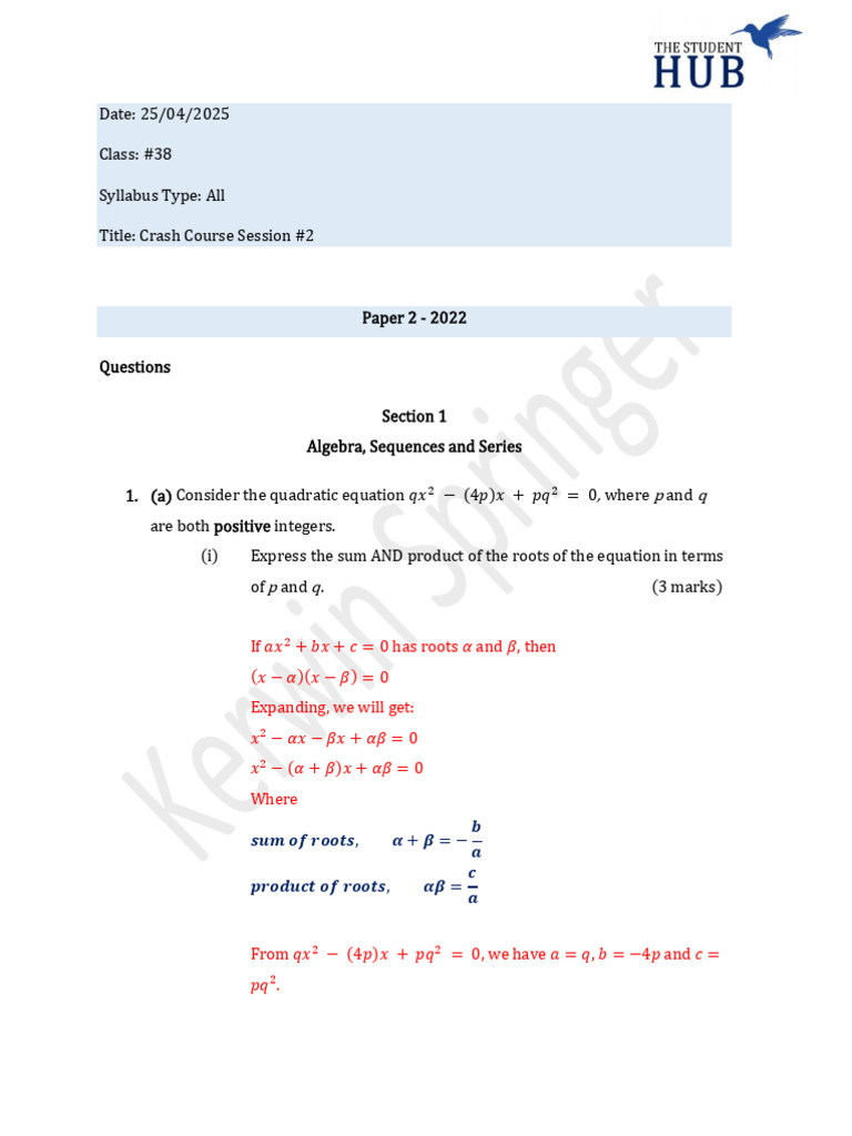 Crash Course #38 Answer Key | PDF | Gradient | Circle