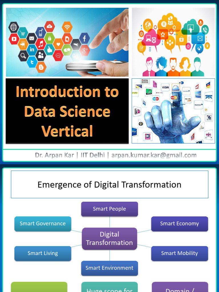 01) Introduction to Data Science | PDF | Data Science | Analytics