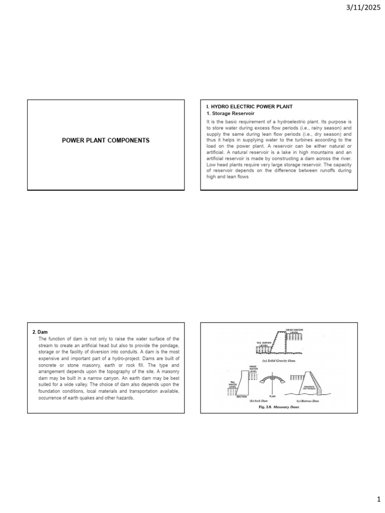 Power Plant Components Overview | PDF | Steam | Photovoltaic System