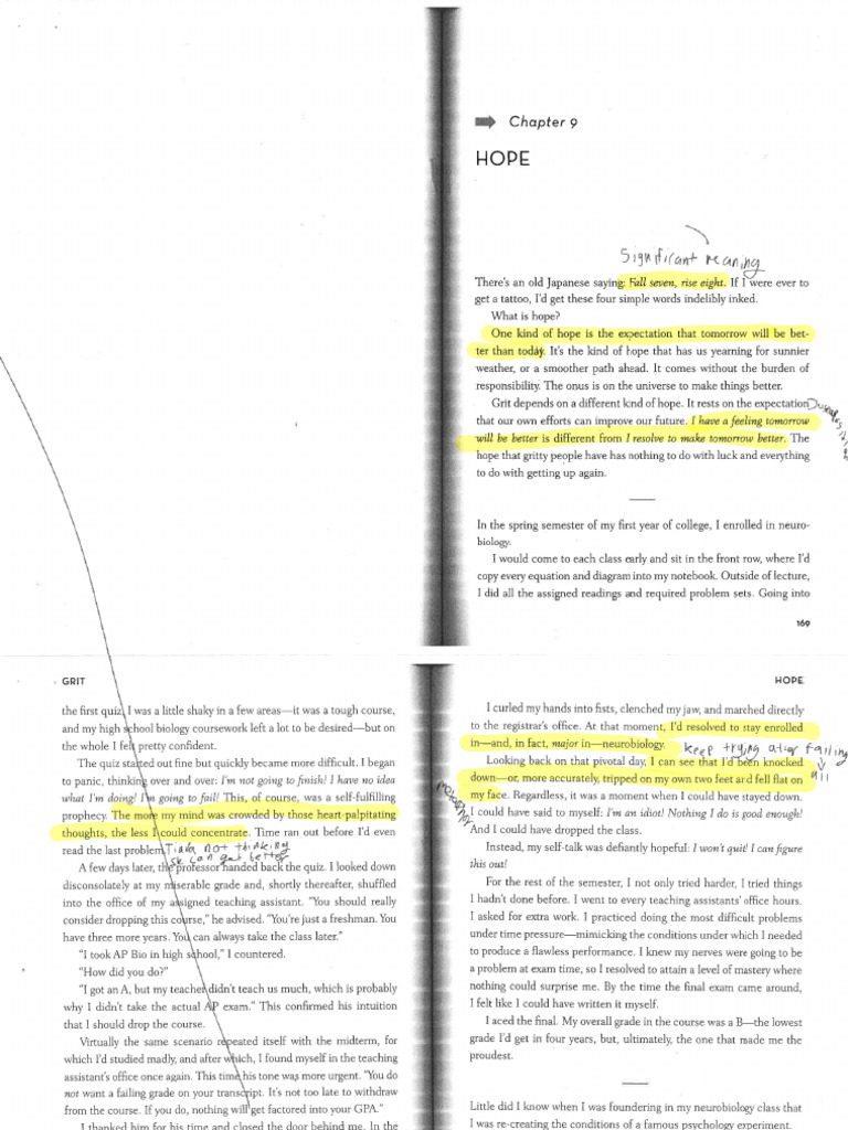 Chapter From Grit by Angela Duckworth | PDF