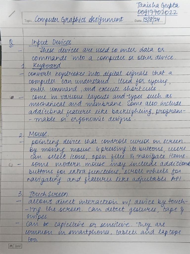 Tanisha Gupta - CG Assignment | PDF