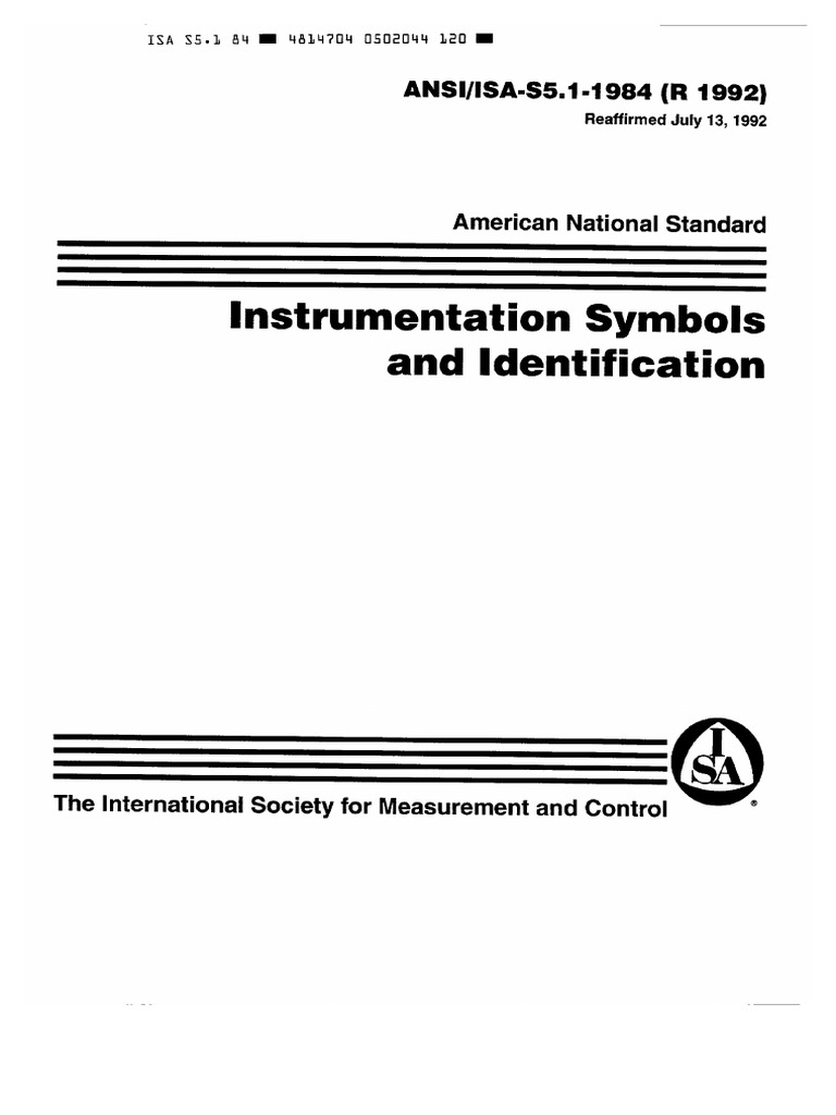 Isa S5.1 84 (Reapproved 99) | PDF