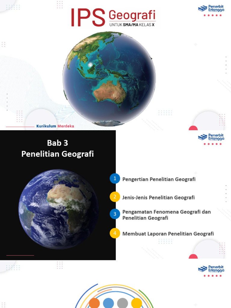 PPT IPS Geografi SMA Kelas X_Bab 3 Penelitian Geografi(1) | PDF